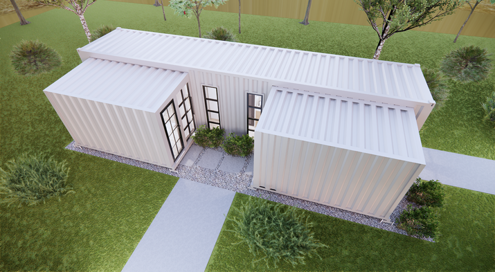 40ft Expandable Container Home | WNC Custom Container Solutions